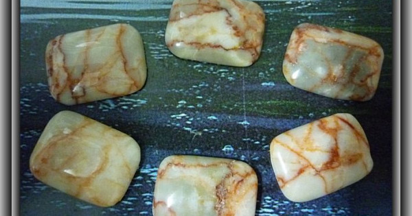 Ίασπις Red Picasso Καμπουσόν Ορθογώνιο 1,8-2,1gr 20x15x4mm